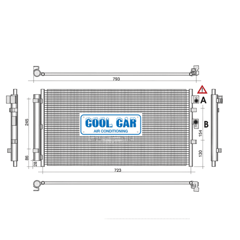 A/C Condenser Ford Focus 1.0L 1.5L Petrol Diesel Archives - Cool Car ...