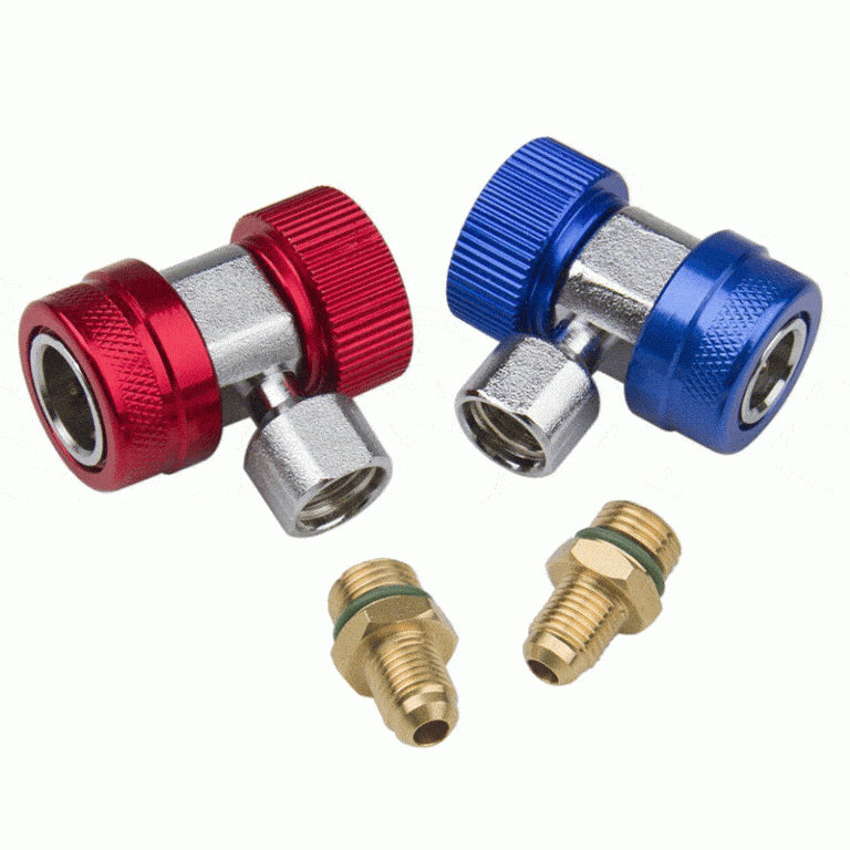 R134a Quick Connect Coupler Set Quick Connector Auto A/C Manifold Gauge ...