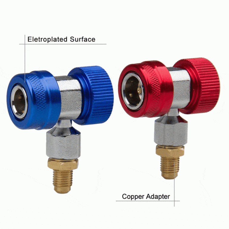 R134a Quick Connect Coupler Set Quick Connector Auto A/C Manifold Gauge ...